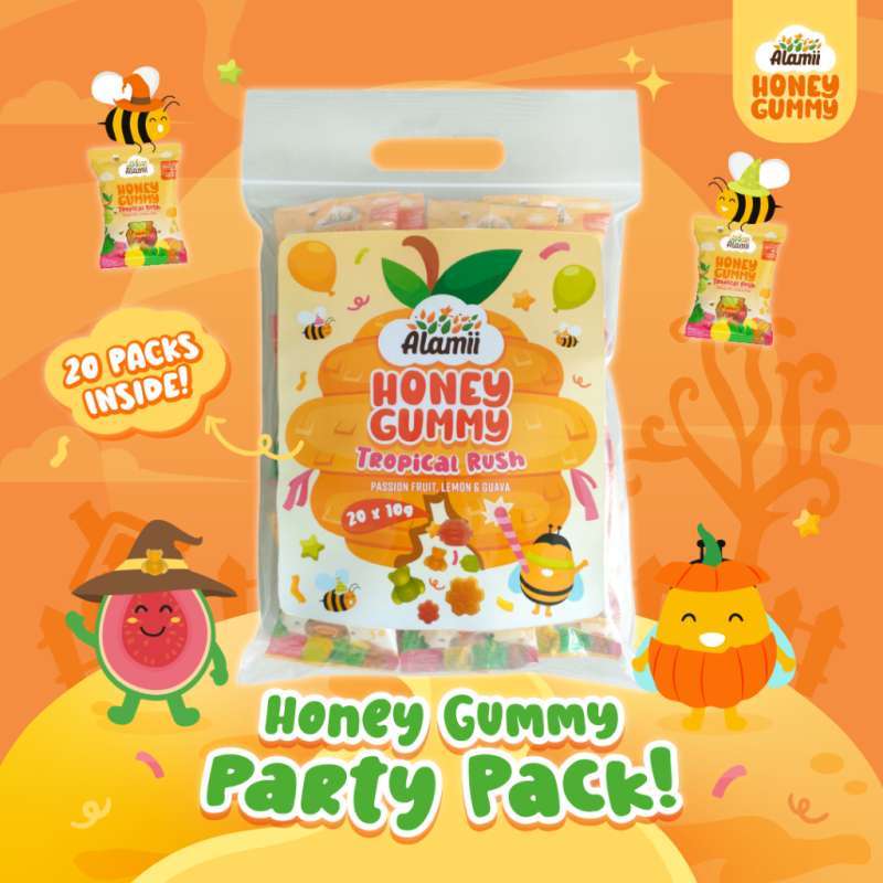 Promo Alamii Honey Gummy (permen Jelly) - Party Pack (20 Packs X 10g ...
