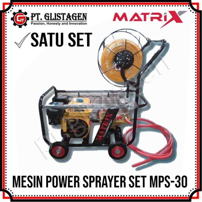 Jual Matrix Power Sprayer + Engine 6,5hp Set Mps 30e Steam Sancin ...