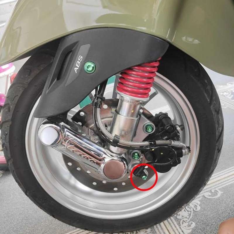 Jual Baut Titanium Round Speed Sensor Abs Purple Vespa Sprint Primavera ...