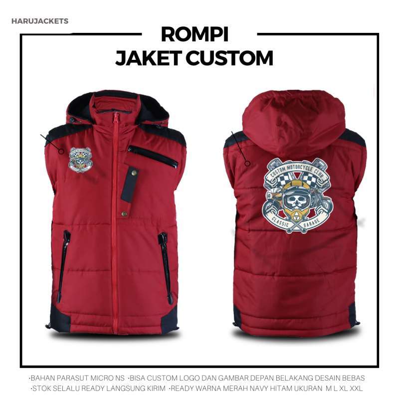 jaket parasut club motor