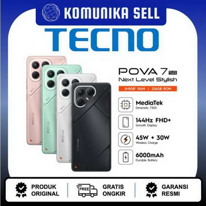 Tecno Pova 5 Plus 🔥 Harga & Spesifikasi Terbaru Juni 2026