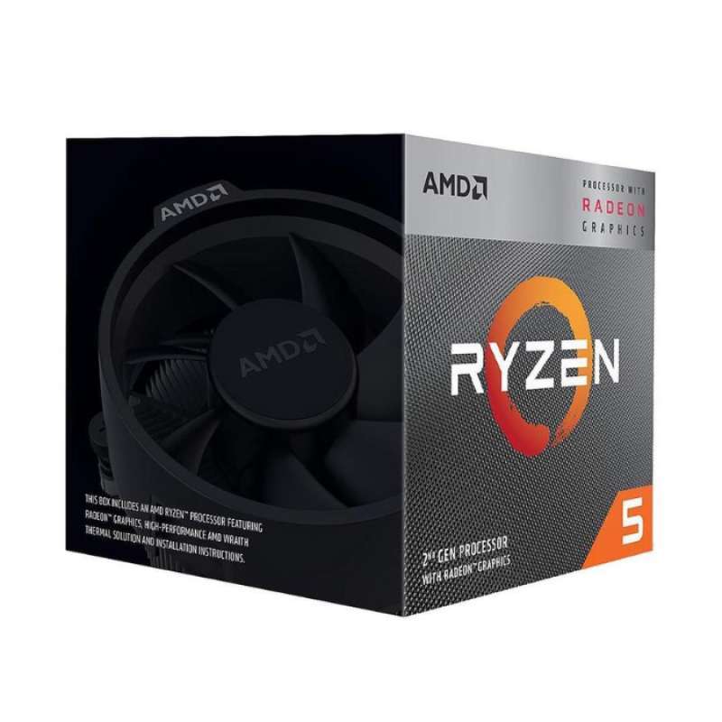 Promo Processor Amd Ryzen 5 3400g With Radeon Graphic + Wraith Cooler ...