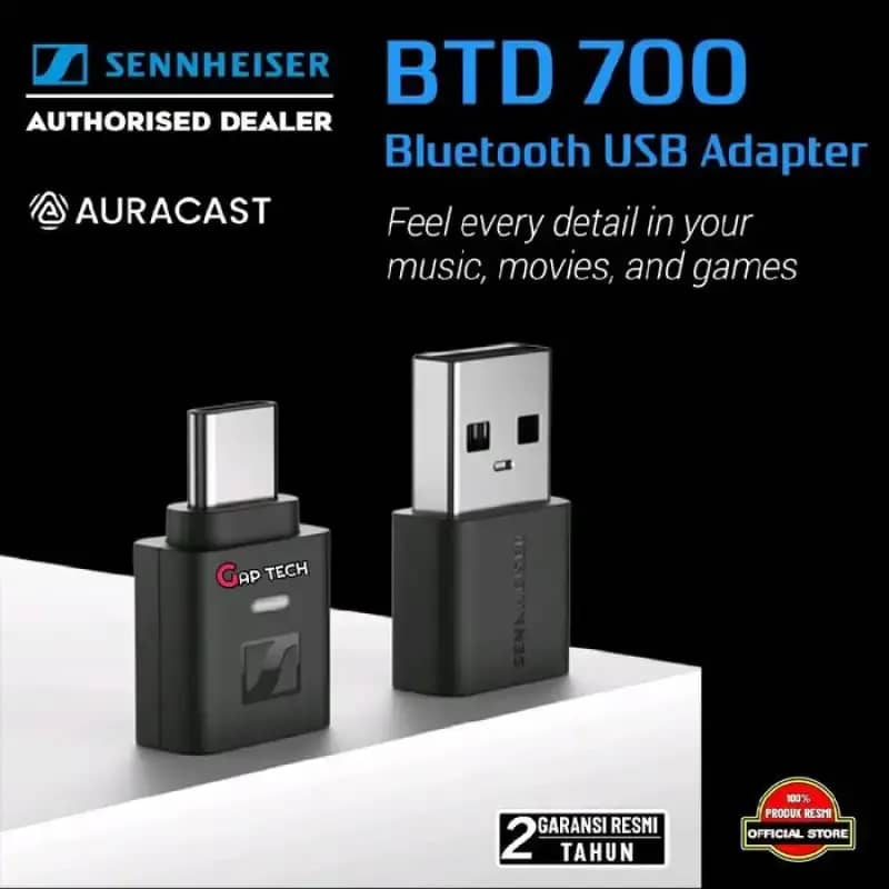 Jual Sennheiser Btd 700 / Btd-700 / Btd700 Bluetooth USB Adapter ...