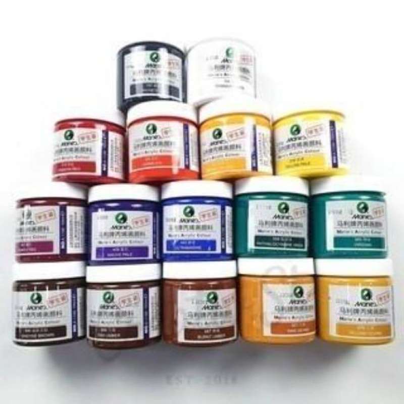 Jual Maries Cat Akrilik 100 Ml Acrylic Paint Color Satuan Part 2 Di ...
