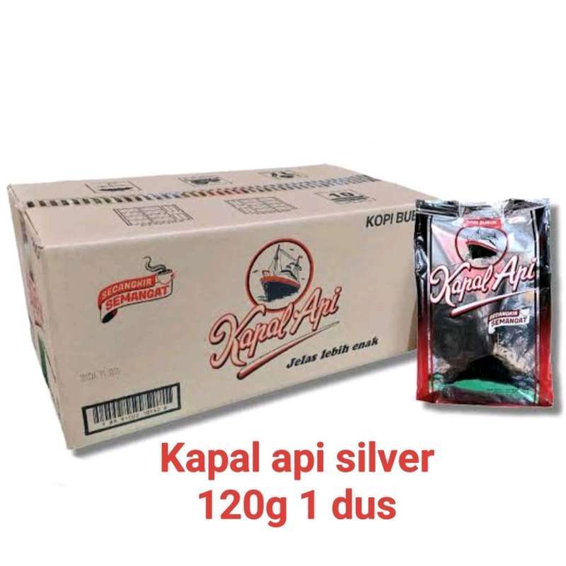 Jual Kapal Api Silver [120g/karton/isi 20pcs] Di Seller Cahaya Agen ...