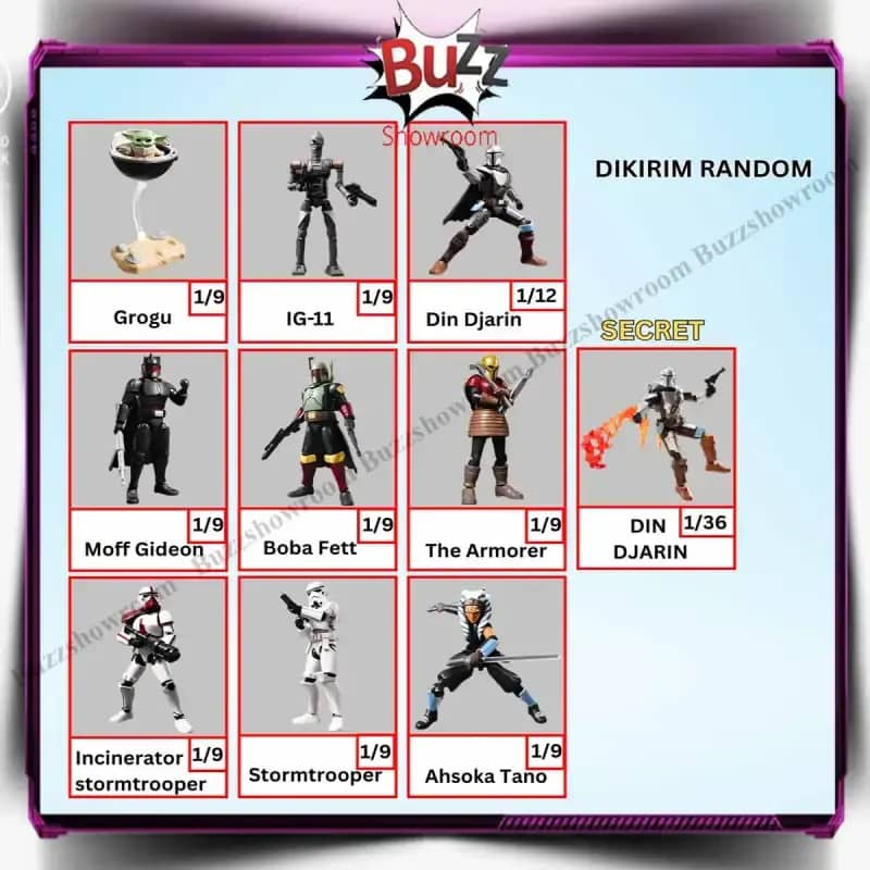 Promo Blokees Blind Box Star Wars Galaxy Version 01 The Mandalorian ...