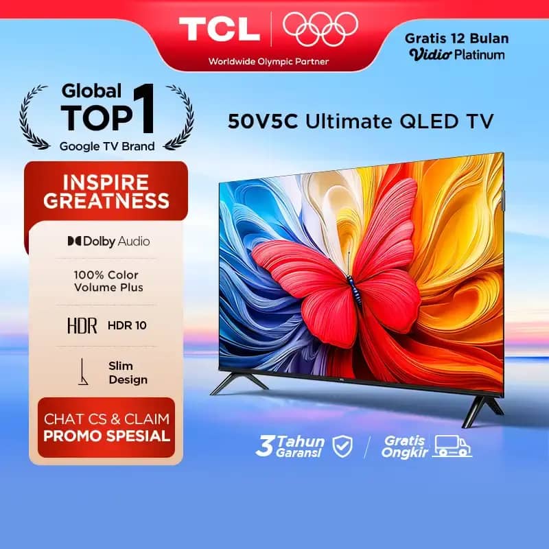 Panel Tcl 50 Inc Garansi Resmi Indonesia 🔥 Harga Mei 2026