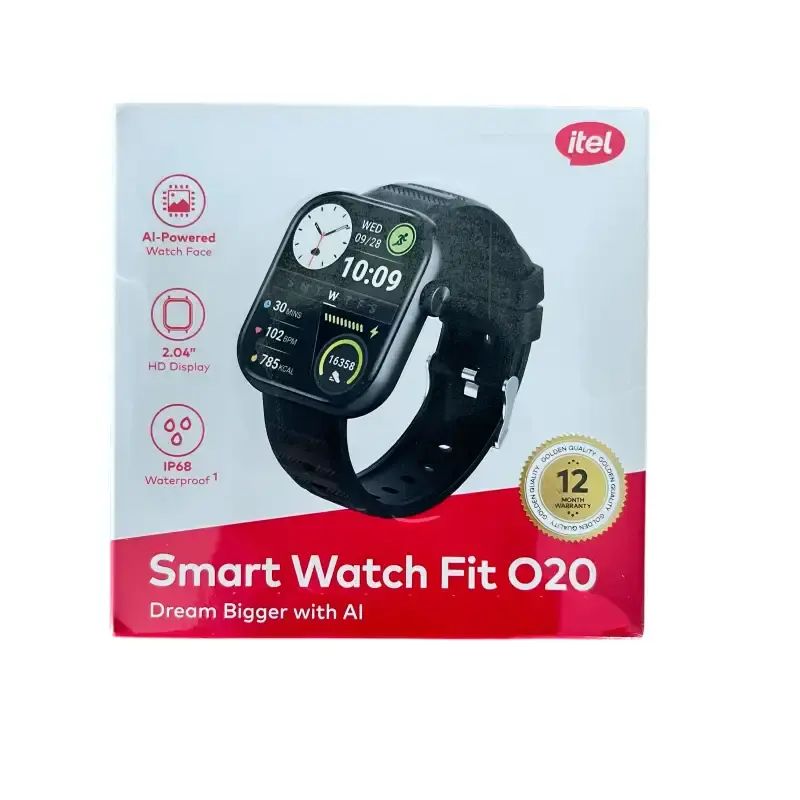 Jual Itel Smart Watch Isw-o20 Ai Watch Face Pemantau Kesehatan 24 Jam ...