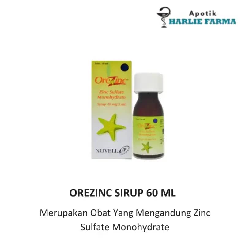 Jual Orezinc Sirup 60 Ml Per Botol - Terapi Tambahan Untuk Diare Pada ...