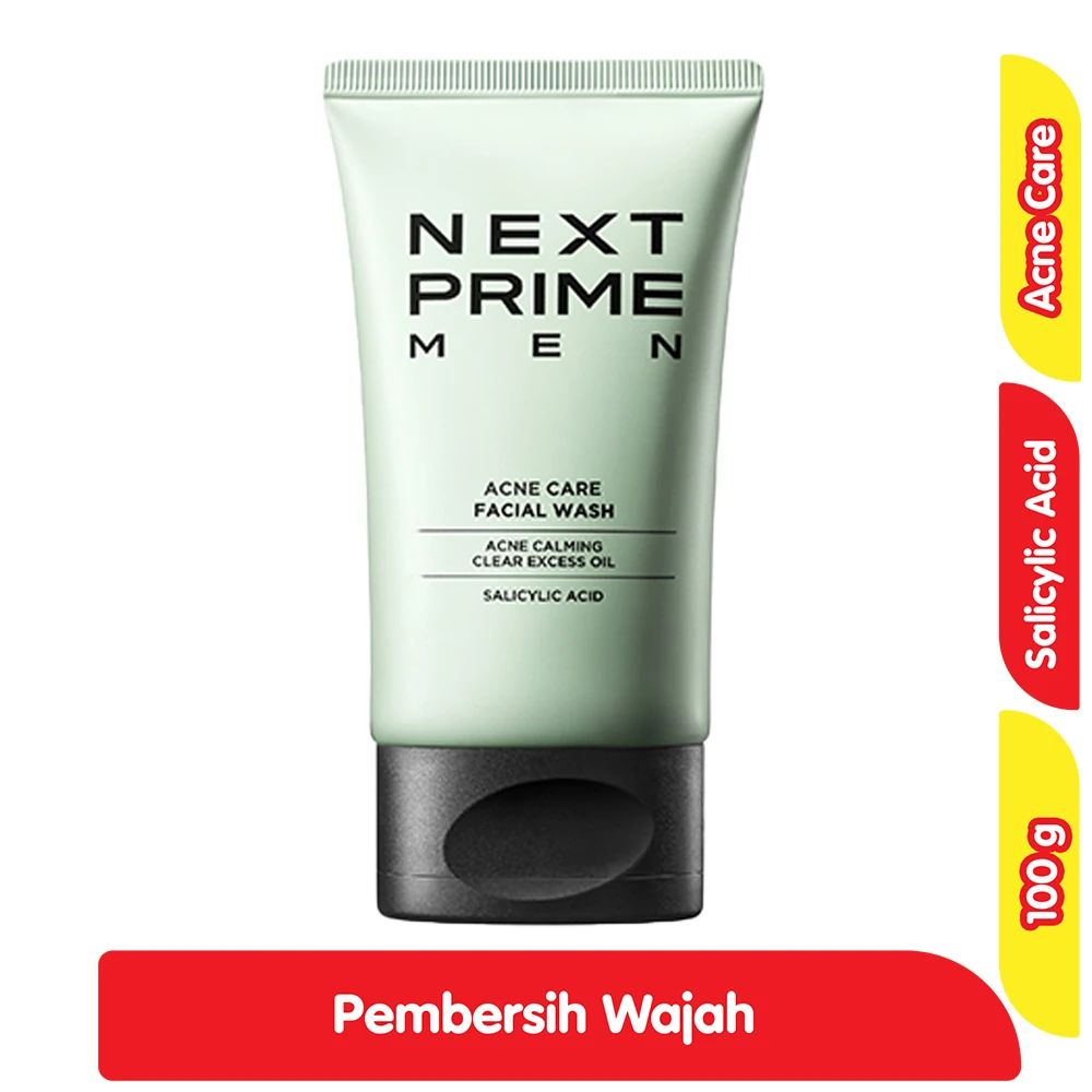 Jual Next Prime Men Pembersih Wajah Pria Acne Care 100 G Di Seller ...