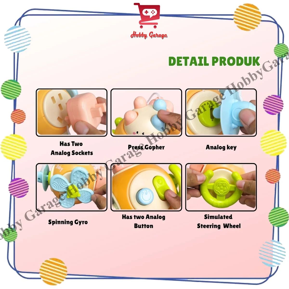 Promo Mainan Sensorik Bayi Cute Busy Ball Montessori Sensory Stimulasi ...