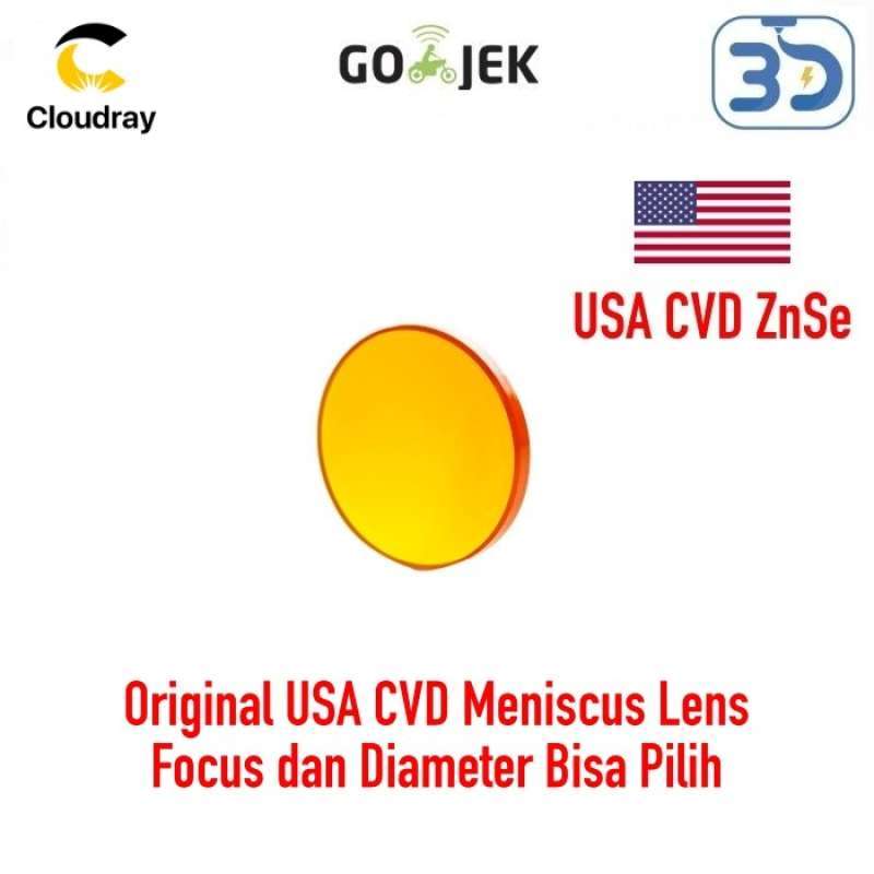 Jual Original Cloudray Lensa Co2 Laser Usa Cvd Znse Meniscus - D28 F101.6 Et3 Di Seller 3d Zaiku ...