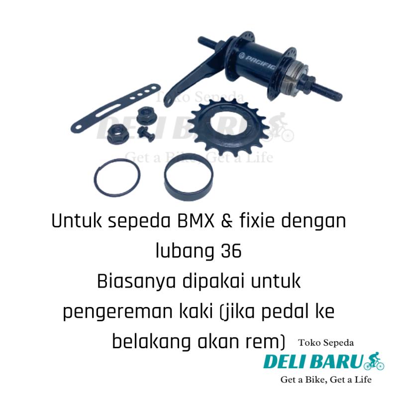 Promo Hub Rem Torpedo 36 Hole Sepeda Bmx Fixie 36h Diskon 6% Di Seller ...