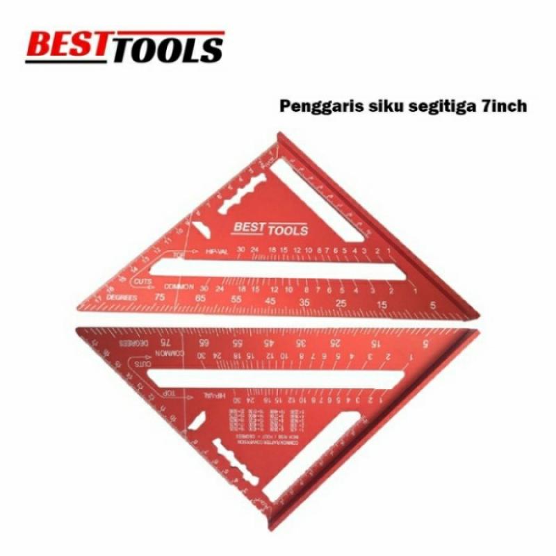 Jual Speed Square 7 Inch Solid Black/ Penggaris Siku Hitam Di Seller ...