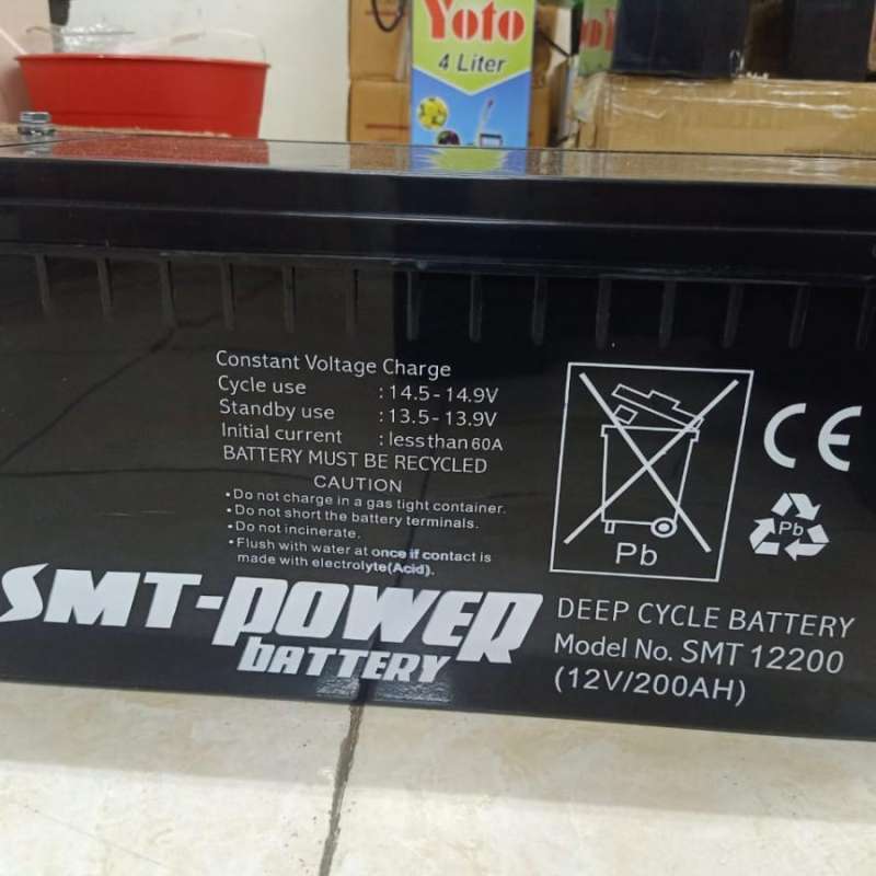Jual Battery Smt Power 12v 200ah Di Seller Power Solution - Mangga Dua ...
