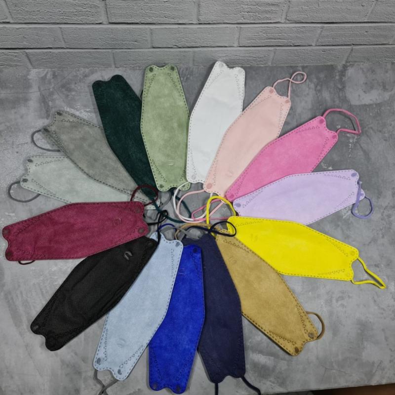 Jual Masker Kn95 Model Kf94 Korea Mask Warna 4ply Dewasa Import Kf94 ...