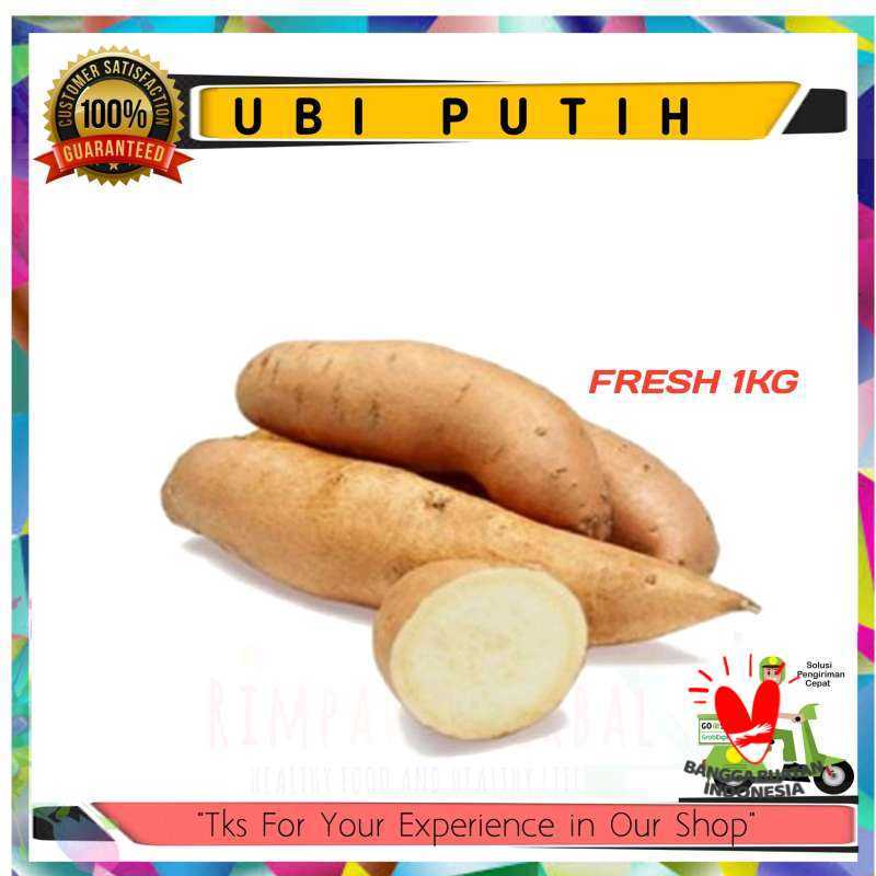 Promo Ubi Putih / Ubi Jalar Putih Super / Bergaransi / Buah Segar 1kg ...