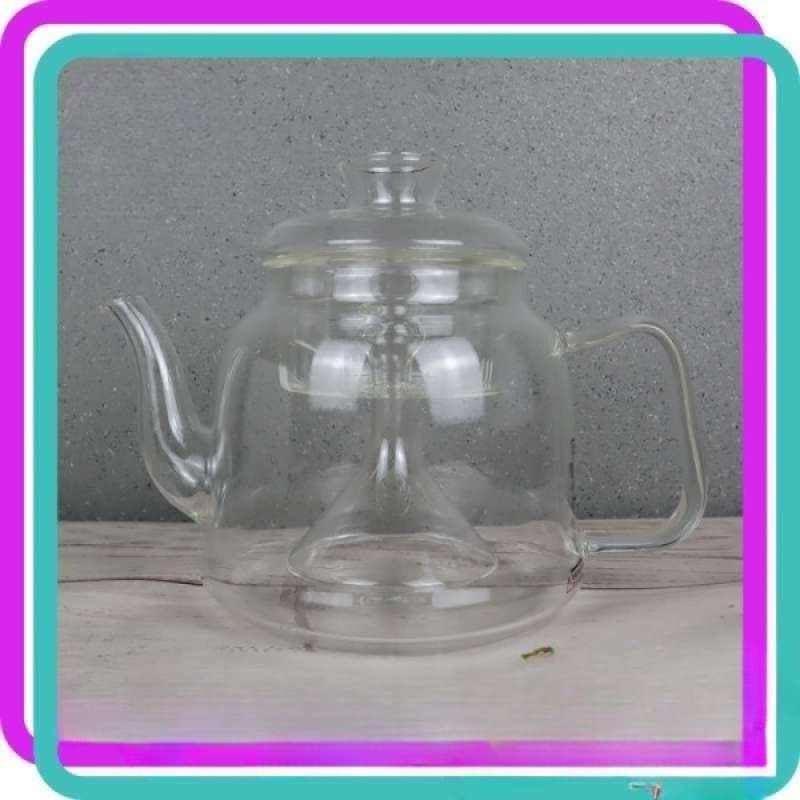 Promo Teko Pitcher Teh Chinese Teapot Maker Borosilicate Glass 1200ml ...