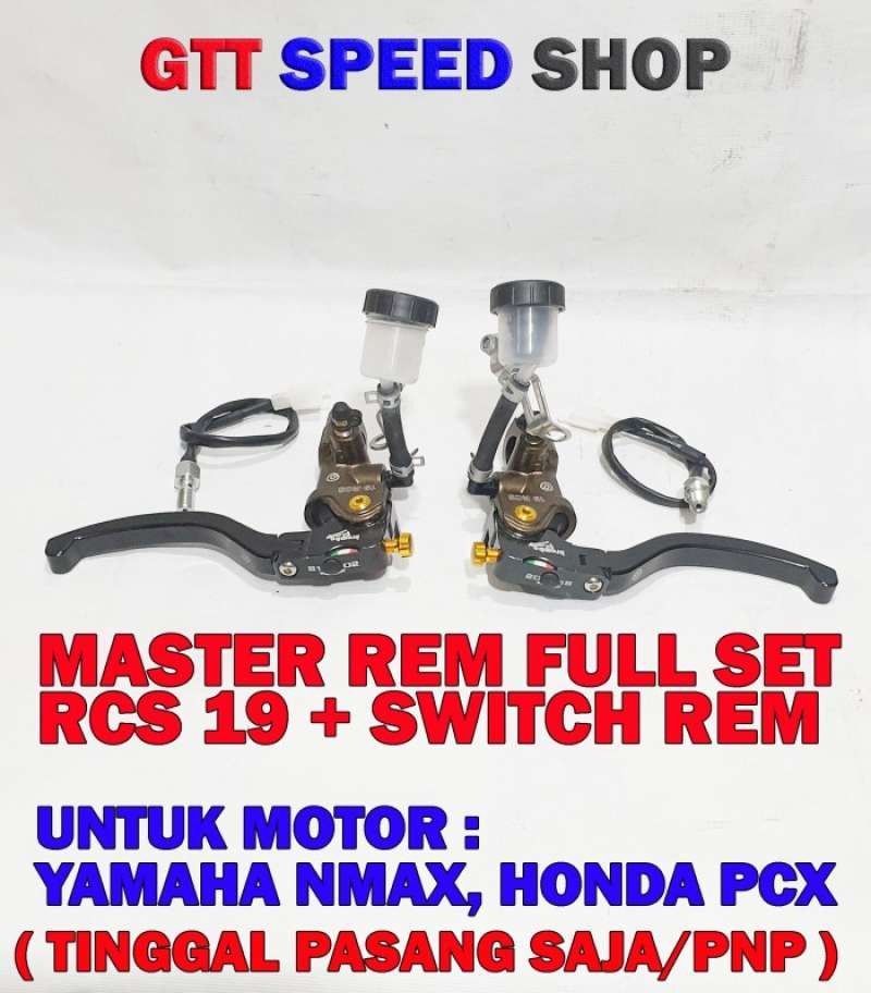 Promo Master Rem Brembo Rcs 19 Yamaha Nmax Dan Honda Pcx 2018 ( 4 Warna ...