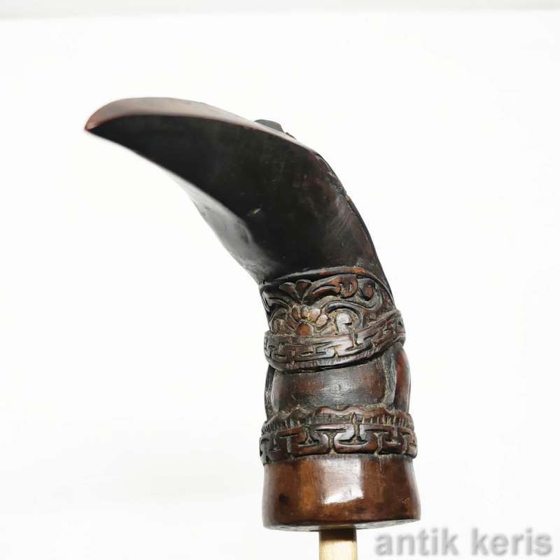 Jual Handel Deder Keris Bugis Melayu Motif Burung Bahan Kayu Nogosari ...
