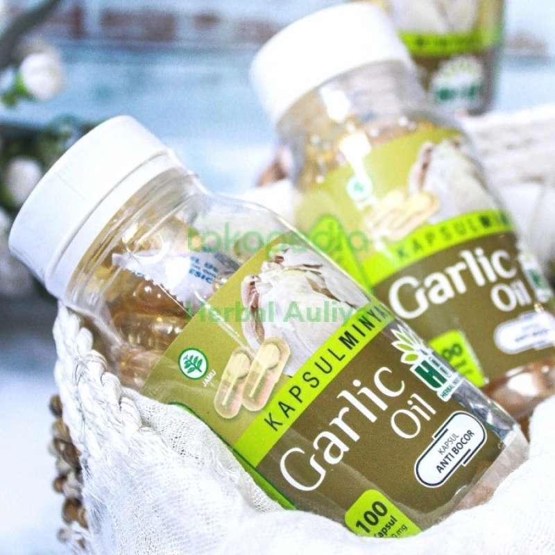 Jual Kapsul Garlic Oil Minyak Bawang Putih Obat Stroke Kolesterol Di ...