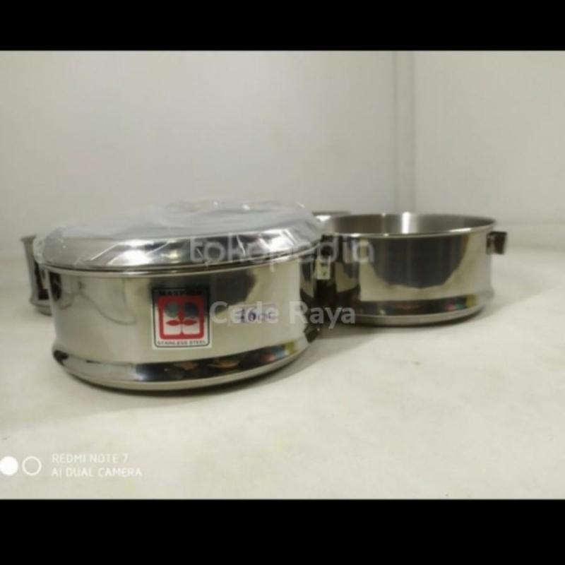 Jual Rantang Stainless Steel Maspion / Maxim Ukuran 16 Cm X 4 Tingkat ...