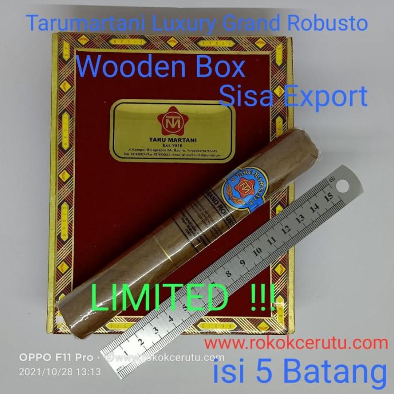 Jual Taru Martani Luxury Grand Robusto Wooden Box Isi 5 Batang ...