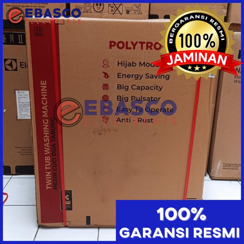 Jual Polytron Pwm 8366 Mesin Cuci 2 Tabung Mesin Cuci Kapasitas 8kg Di Seller Ebasco Electronik ...