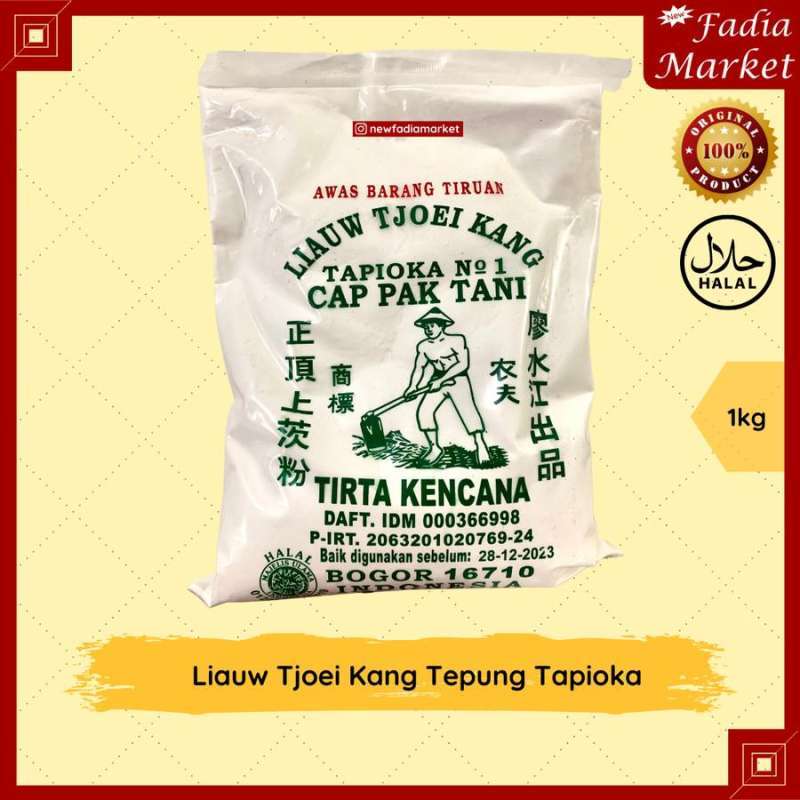 Jual Tepung Tapioka Liauw Tjoei Kang Cap Orang Tani 1kg di Seller New ...