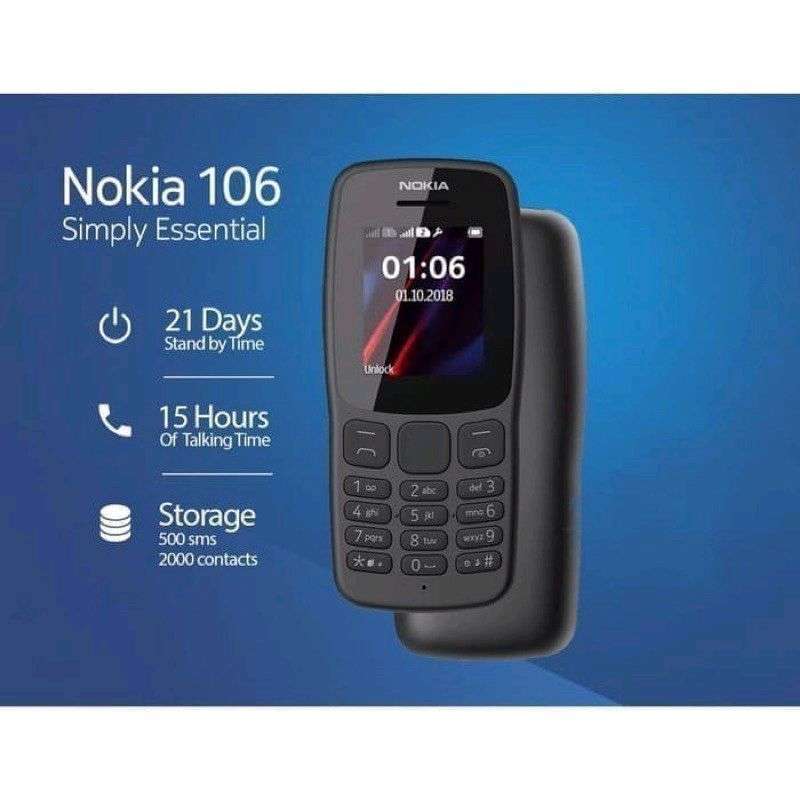 Jual Nokia 106 Dual Sim di Seller Haura_Store - Tomang, Kota Jakarta ...