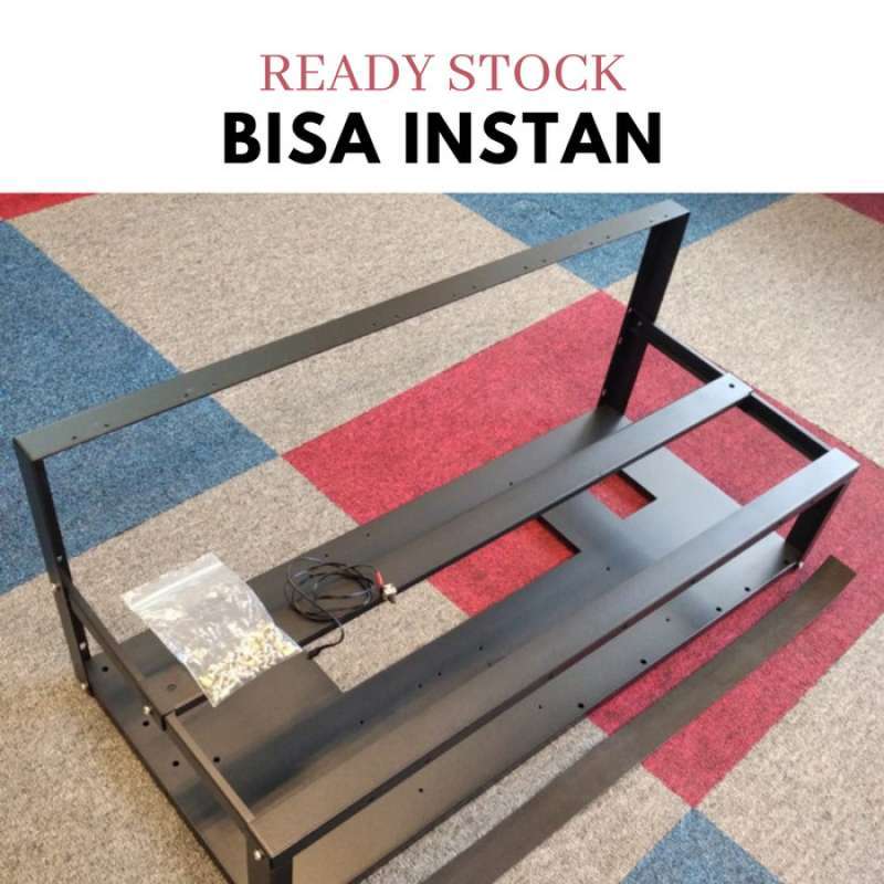 Promo 8 GPU VGA Mining Case / Frame / Mining Rig BISA INSTAN Diskon 23% di Seller Ulita Store ...