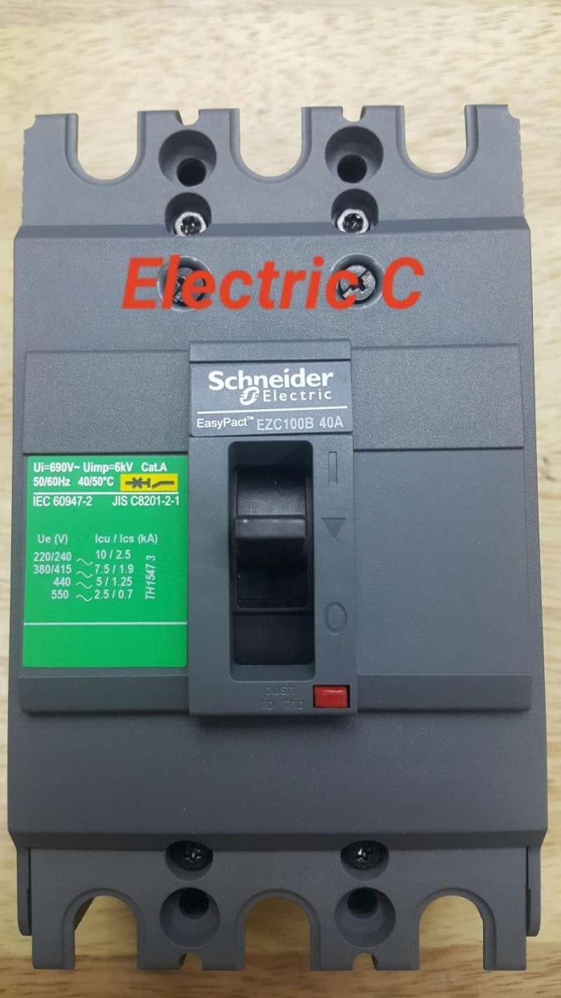Promo Schneider Electric / Merlin Gerin / MCCB EZC 100 B / NFB 3phase ...