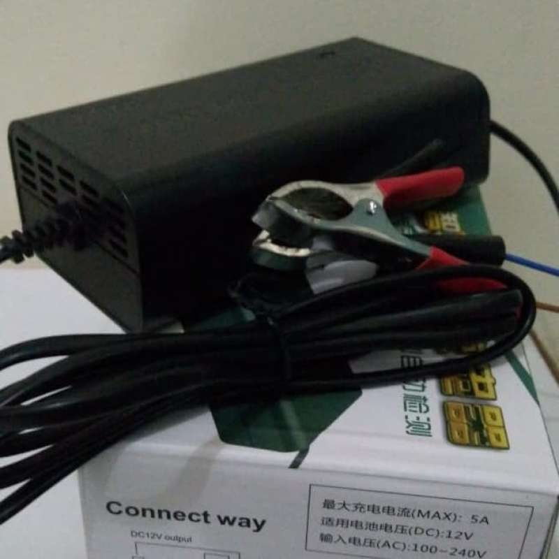 Jual Smart Fast Charger Accu/aki 12v 5a Otomatis Murah Di Seller ...