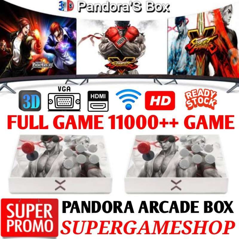 Jual Supergameshop - Pandora Game Box 3d Arcade Console Wireless ...