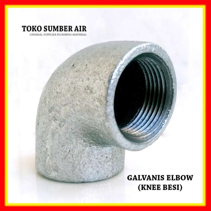 Jual Galvanis Elbow 2 1/2 Inchi - Knie Drat - Besi Di Seller Sumber Air ...