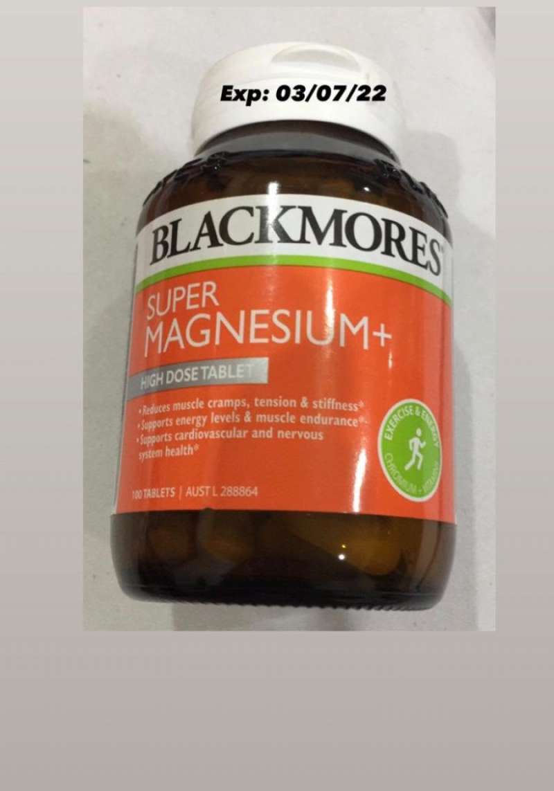 Promo Blackmores Super Magnesium Plus 100 tablets Made in Australia ...