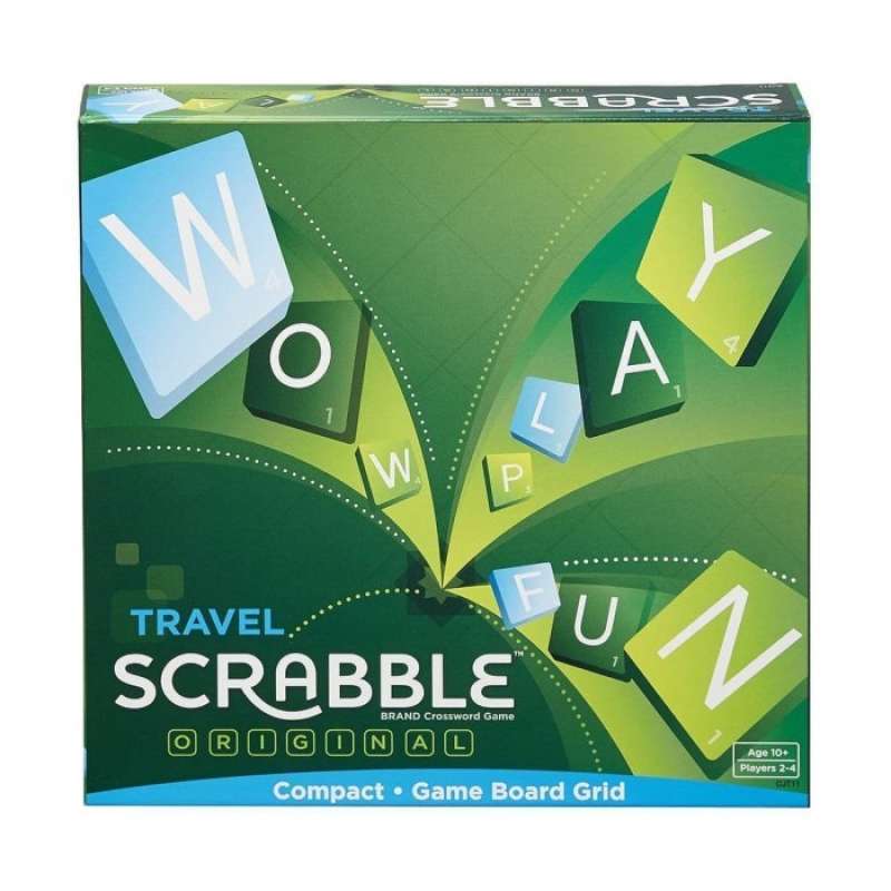 Jual MATTEL Games, Travel Scrabble Original (Bad Box) di Seller Top ...