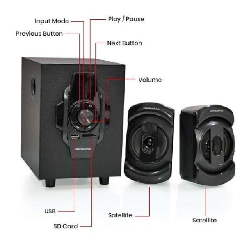 Jual Speaker Active Simbadda Cst 2100n+ - Full Bass Best Seller Di ...