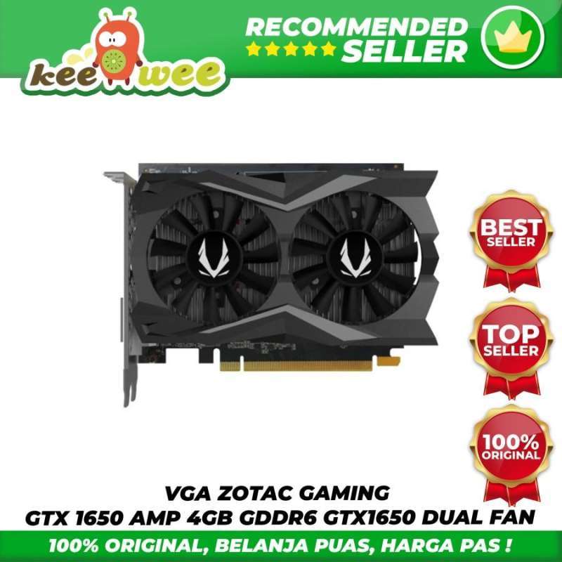 Promo Vga Zotac Gaming Geforce Gtx 1650 Amp 4gb Gddr6 Gtx1650 Dual Fan Diskon 1% Di Seller ...