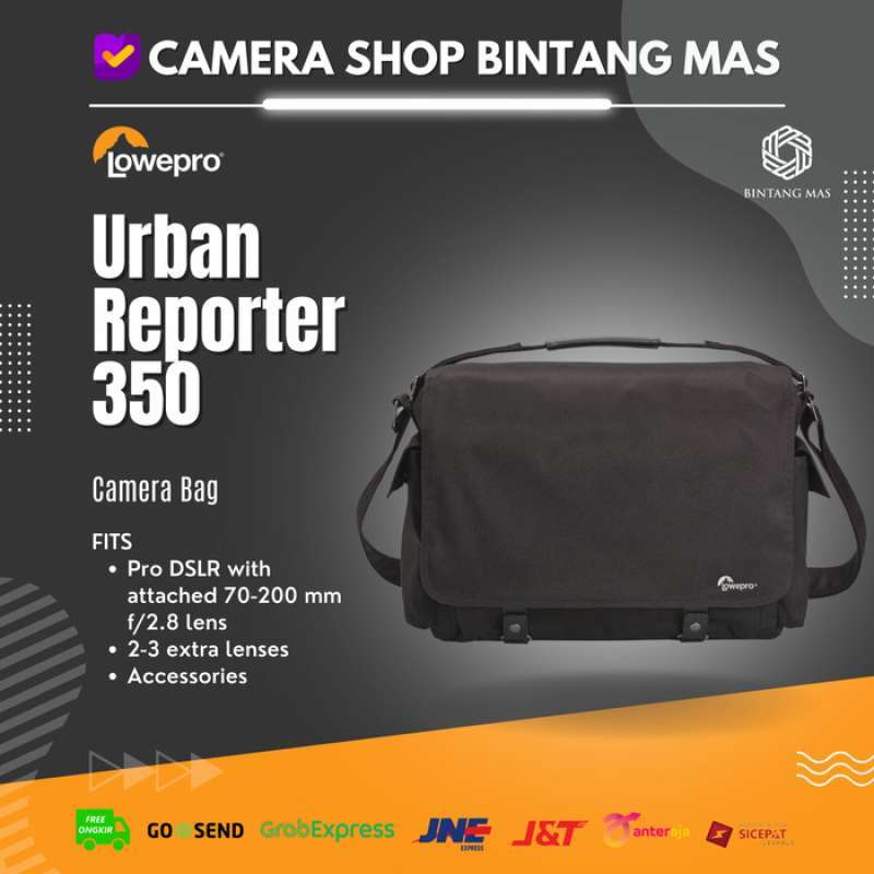 Promo Lowepro Urban Reporter 350 Camera Messenger Bag Diskon 3% di ...