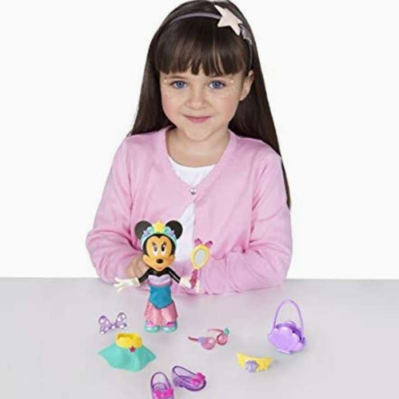 Jual Disney Minnie Mouse Mermaid Fashionista Original Figure Di Seller ...