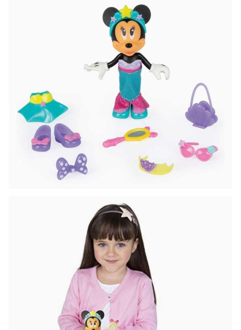 Jual Disney Minnie Mouse Mermaid Fashionista Original Figure Di Seller ...
