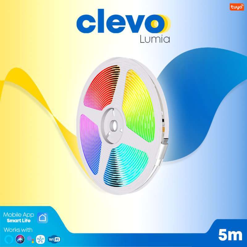 Promo Clevo Led Strip Wifi Flowing Rgb Ic + Remote - 5Meter - Ip65 ...
