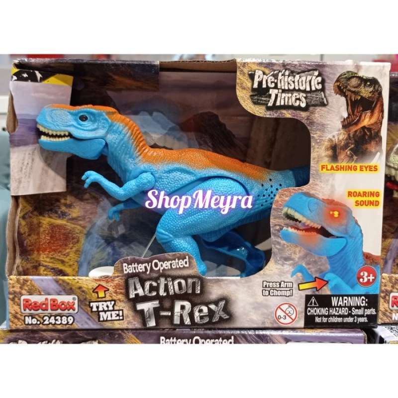 Jual Redbox Prehistoric Times Battery Operated Action T-Rex 24389 di ...