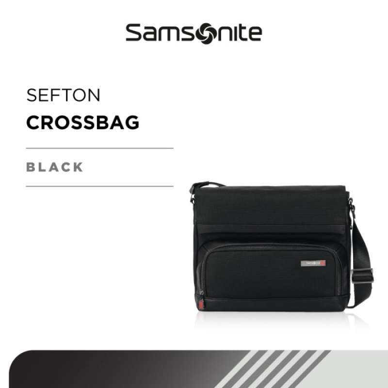 Promo Samsonite Sefton Crossbody Large TCP - Black Diskon 23% di Seller ...