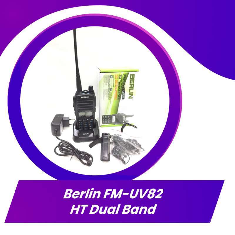 Jual Berlin Fm-uv82 Handy Talky Ht Dual Band Di Seller Bandar Multi ...