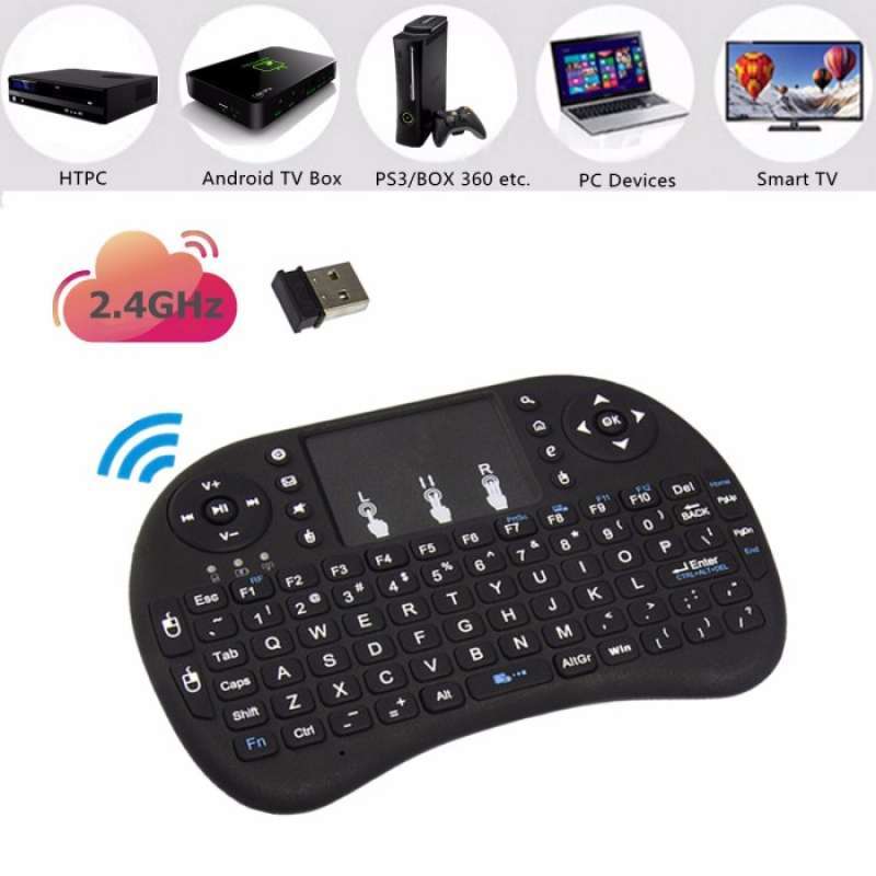 Promo I8 Wireless Mini Keyboard With Toucad & For Pc Android Tv Box ...