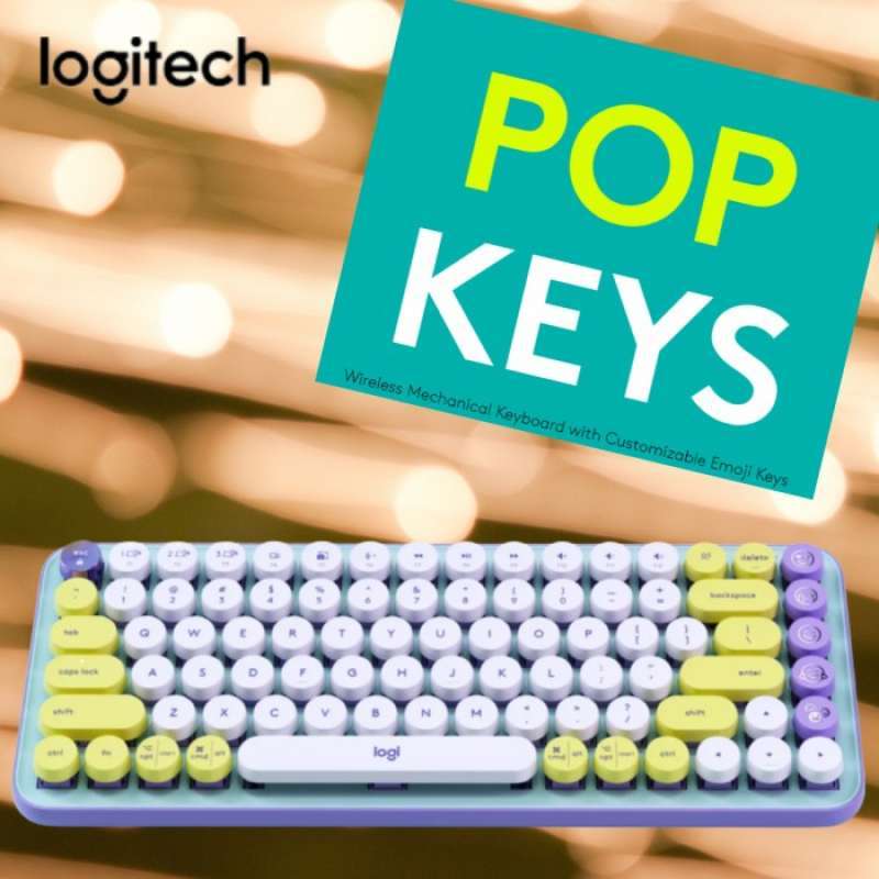 Promo Logitech Pop Keys Wireless Mechanical Keyboard Diskon 23% di ...