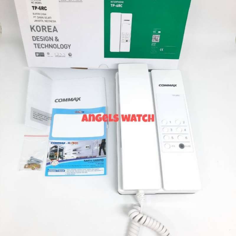 Promo Interphone Commax Tp-6Rc Intercom Commax Tp6Rc (6 Channel) Diskon ...