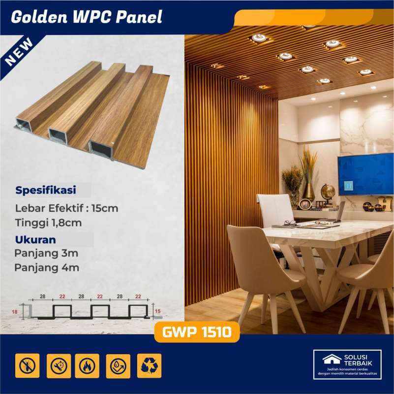 Jual Panel Wpc Golden Original Murah - Harga Diskon Mei 2024 | Blibli.com
